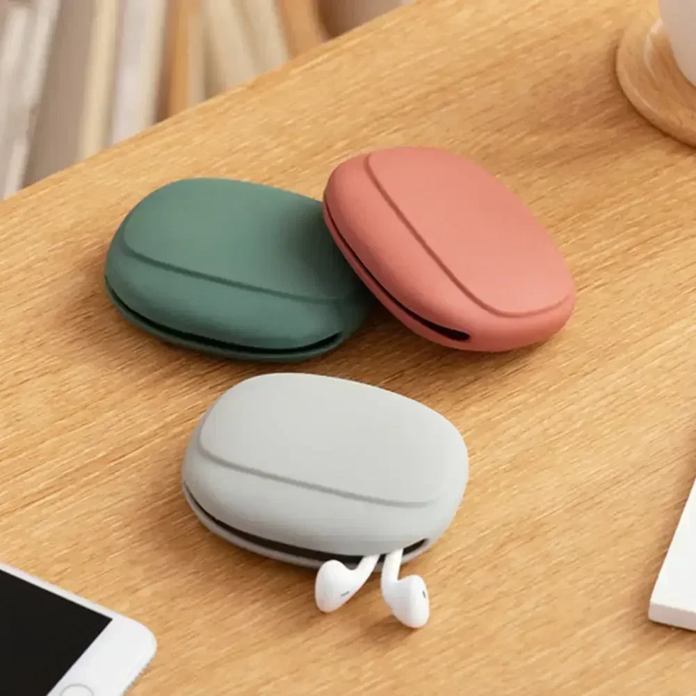 Portable-Silicone-Data-Cable-Storage-Bag-Headphone-Storage-Box-Cute ...