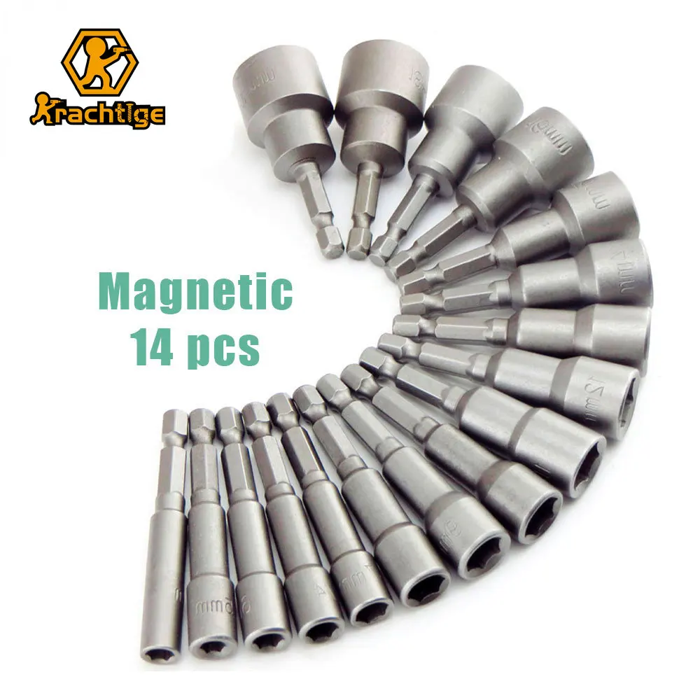 krachtige-14-pces-6-19mm-adaptador-de-soquete-de-impacto-6-35mm-hex