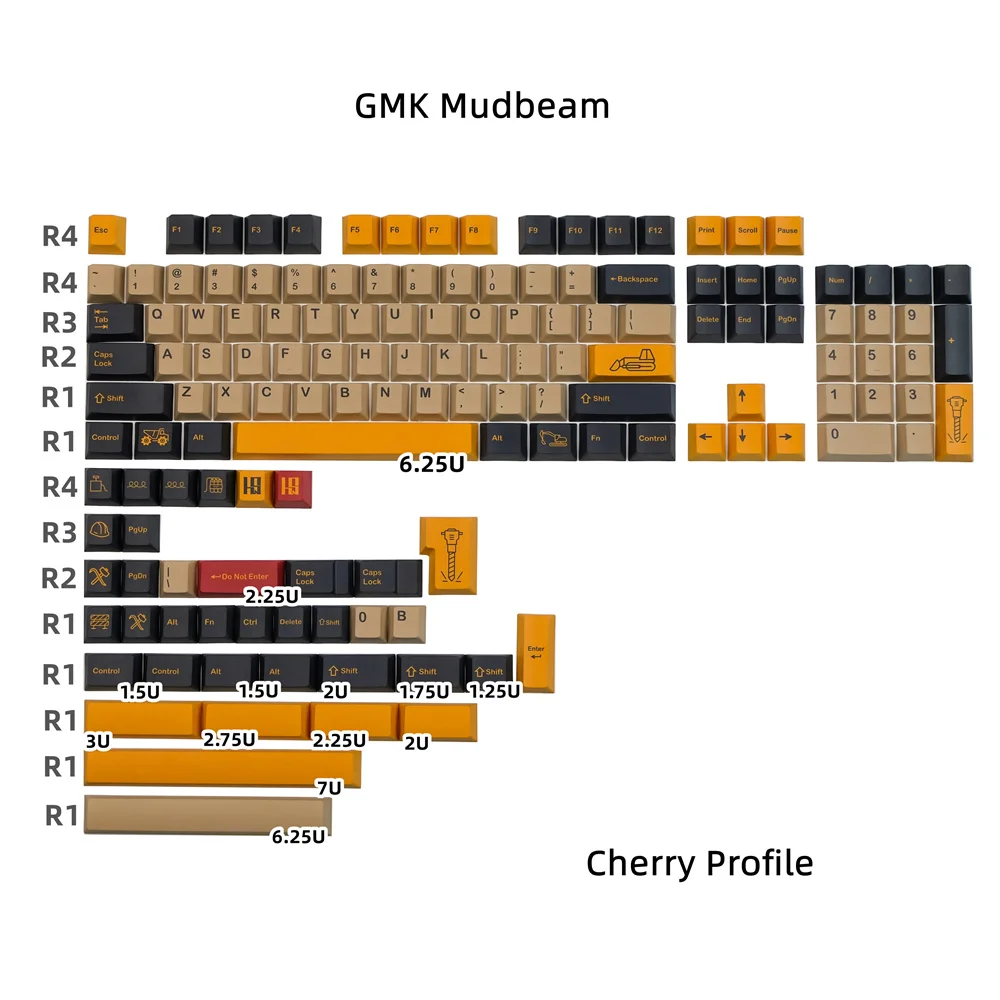 GMK Coral PBT Keycap Wasabi Zen Pond Cherry Profile DYE Subbed ISO ...