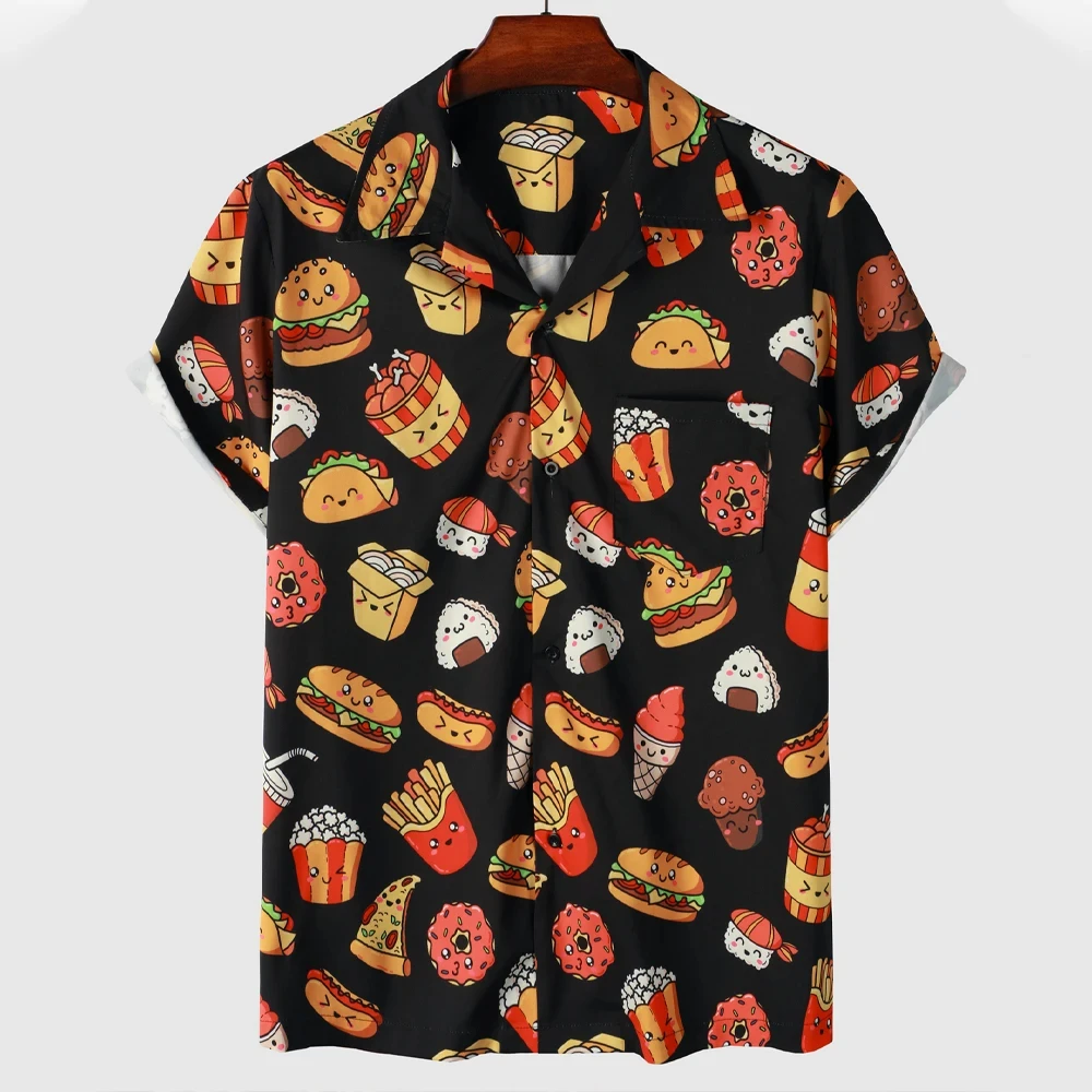 Funny Pattern 3D Print Men Shirt Man/Women Casual Fashion Short Sleeves ...