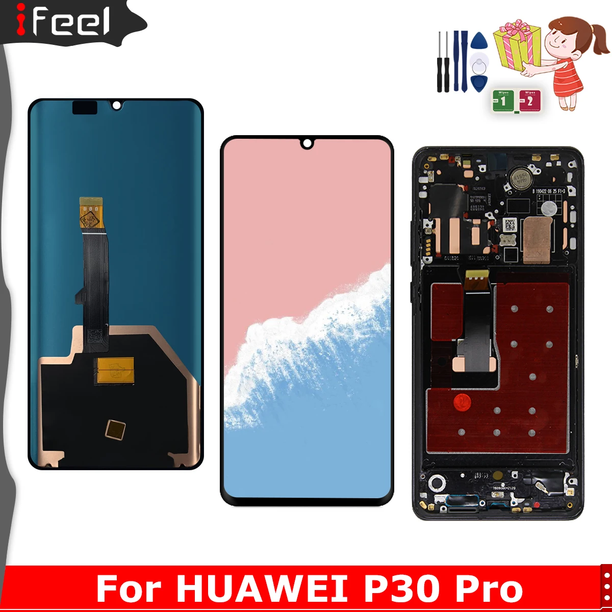Super-AMOLED-Display-For-Huawei-P30-Pro-LCD-Display-Touch-Screen ...