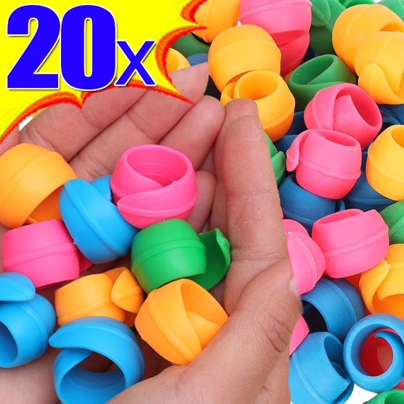 Silicone-Ring-Mixed-color-Spool-Huggers-Bobbin-Clamps-Holders-Keep ...