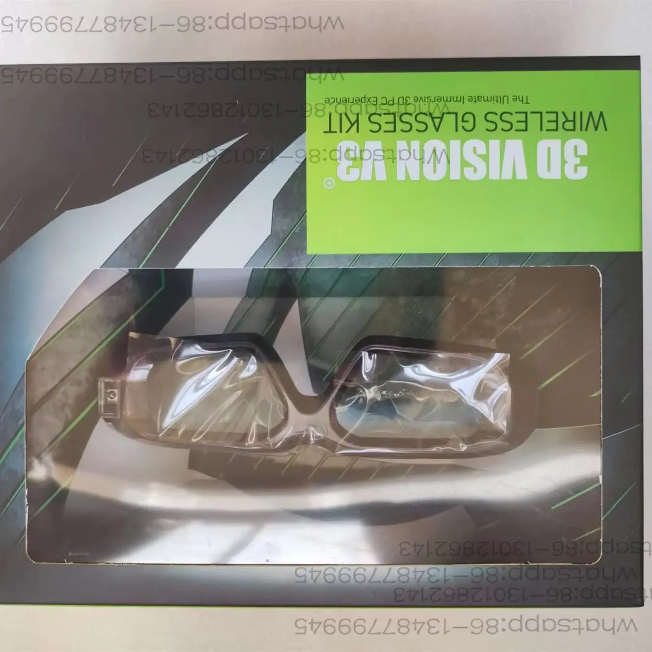 Nvidia 3d Stereoscopic wireless glasses set shutter 3d vision v3 ...