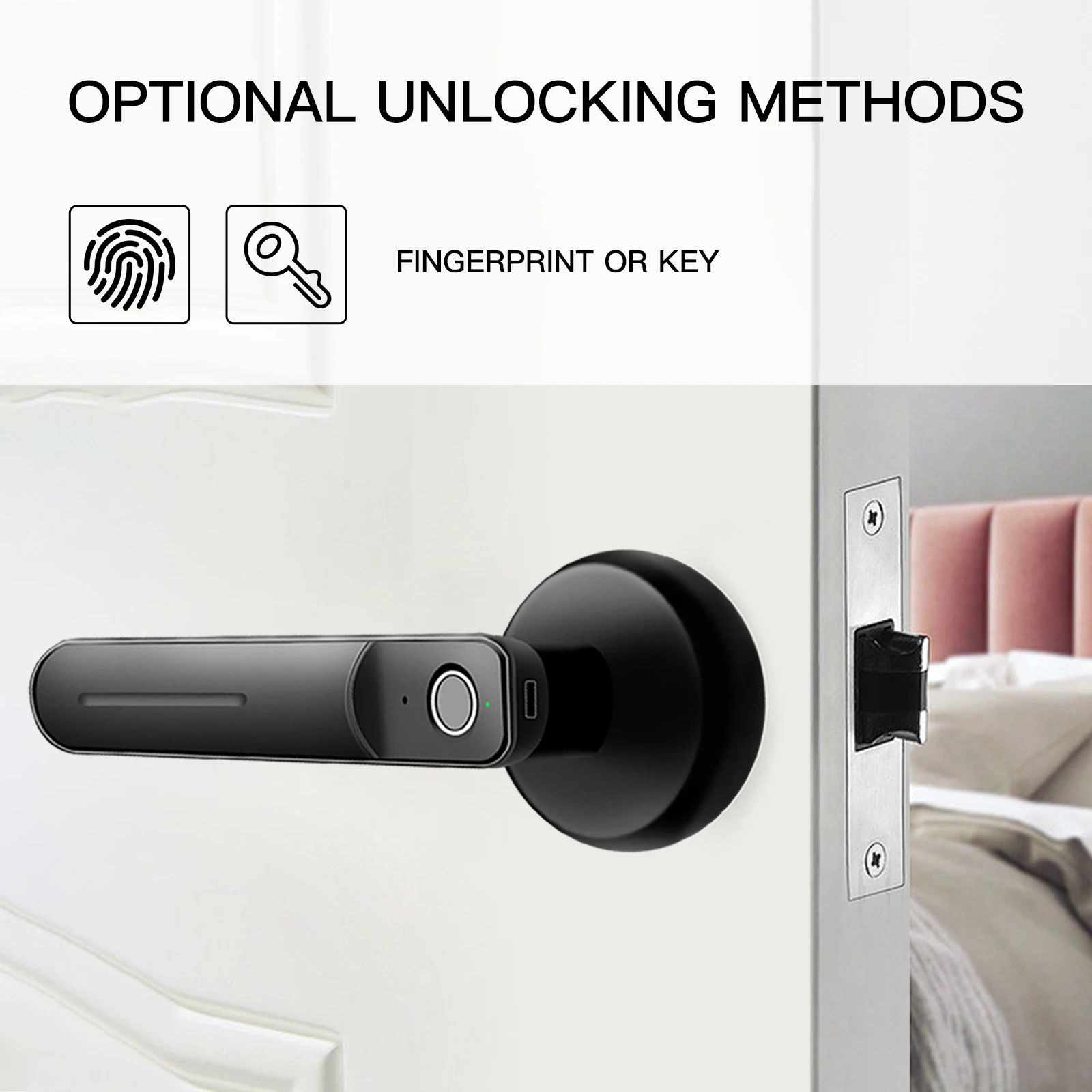 Biometric-Fingerprint-Smart-Door-Lock-Keyless-Entry-Door-Knobs-Apartment-Home-N-o-Destructive ...