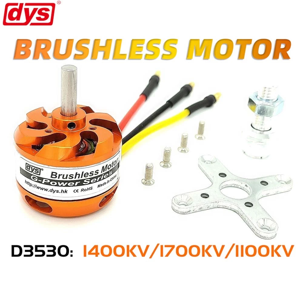 DYS D3530 1100KV 1400KV 1700KV Brushless Outrunner Motor For Mini ...