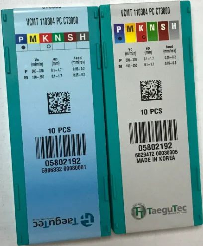 ORIGINAL 10PCS CARBIDE INSERT VCMT 110304 PC CT3000| | - AliExpress