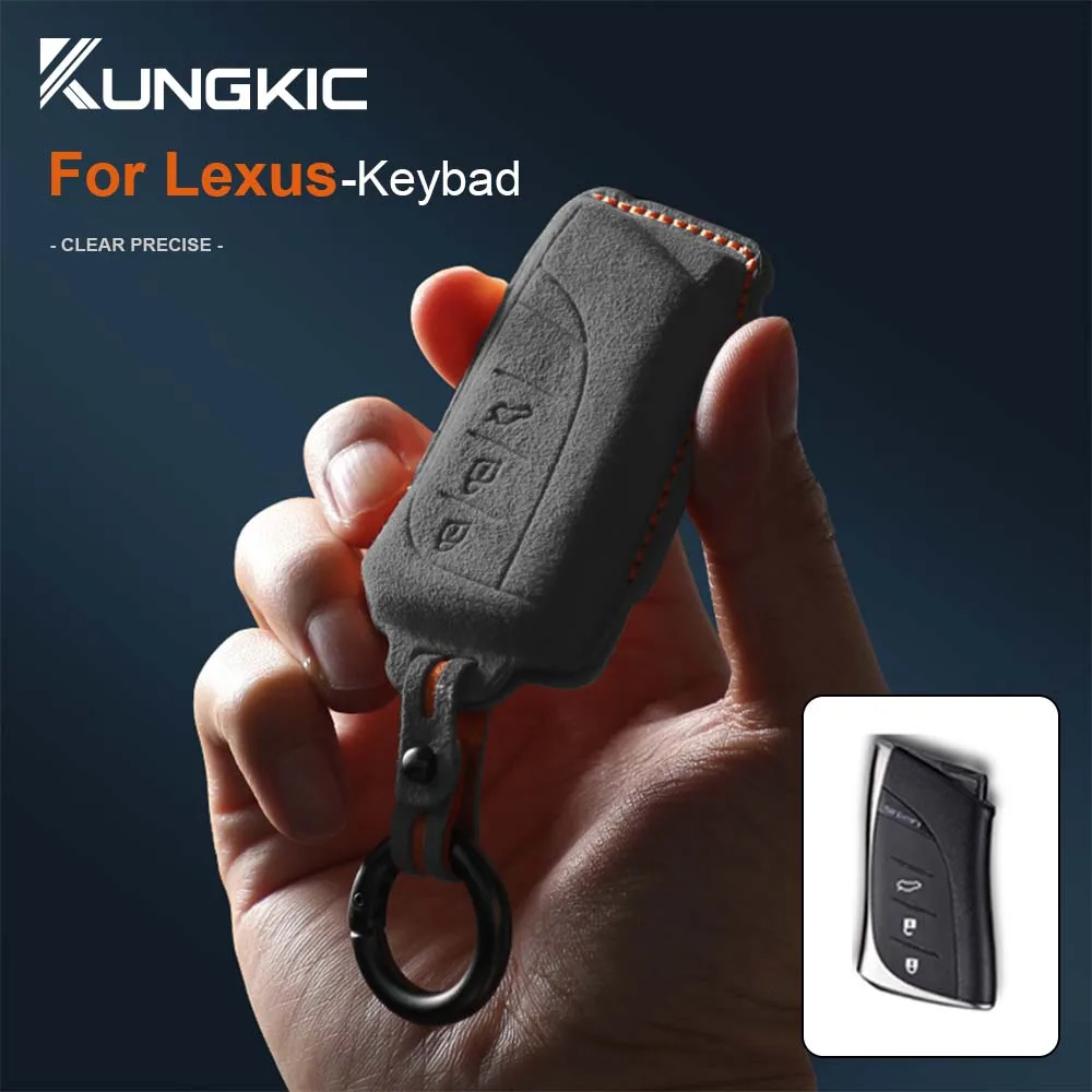Italy-Super-Suede-Car-Remote-Key-Case-Cover-Shell-For-Lexus-NX-ES-UX-US ...