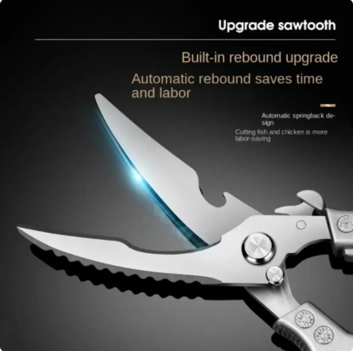 Kitchen-Multifunctional-Strong-Scissors-Household-All-steel-Kitchen ...