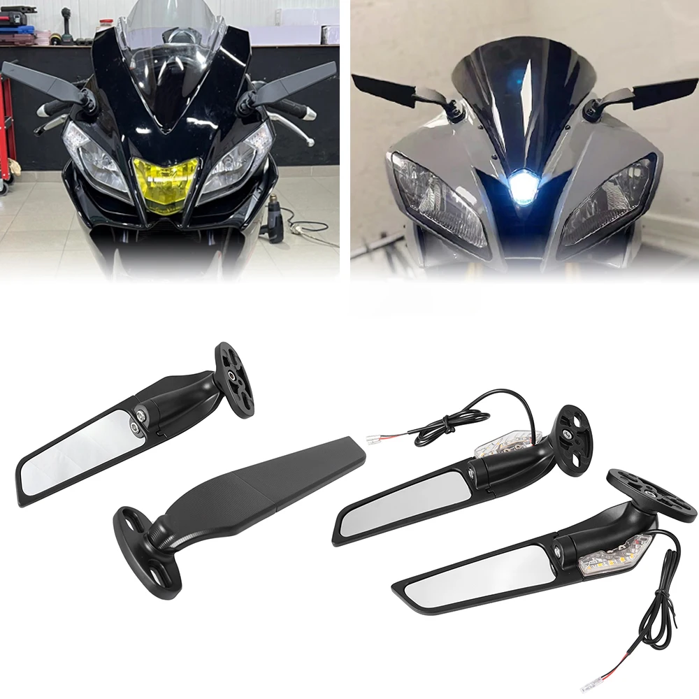 For-Yamaha-YZF-R3-R25-R15V3-R6-Motorcycle-Rearview-Mirrors-Modified ...