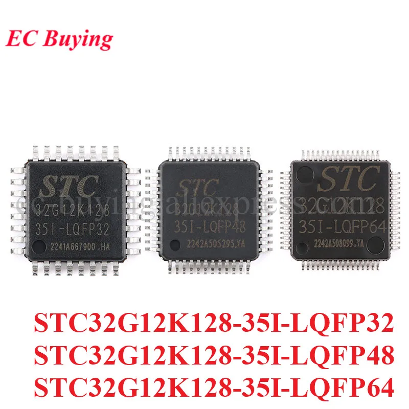 STC32G12K128 LQFP64 LQFP48 LQFP32 STC 32G12K128 STC32G12K128 LQFP48 MCU 32บิต1T 8051 Core ไมโคร ...