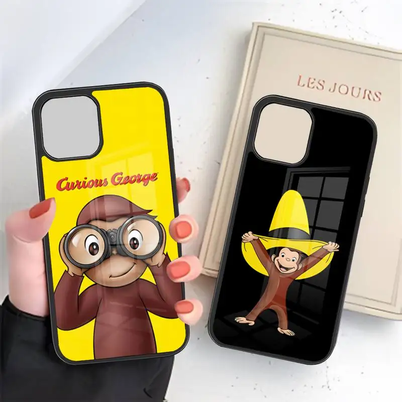 Curious George Monkey Phone Case PC+TPU Design For Samsung Galaxy S22 ...