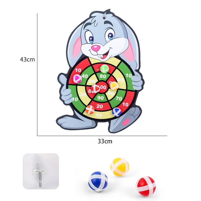 Sticky Ball Dart Board Target Sports Game Toys For Children Outdoor ...