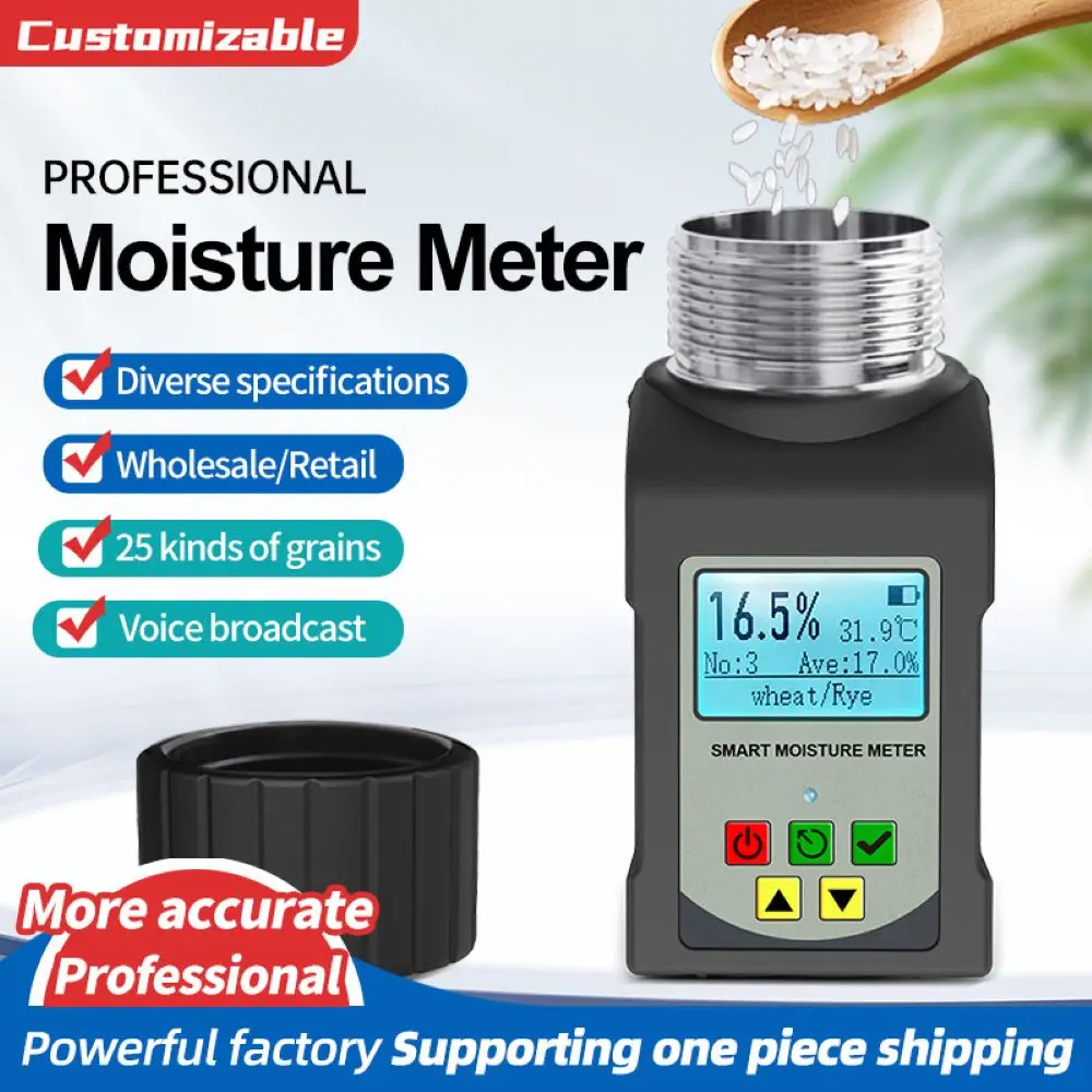 Grains Smart Moisture Meter For 25 Kinds Grains Humidity Tester Corn ...