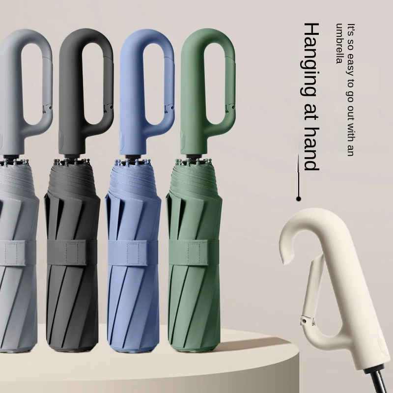 Ring-Buckle-Umbrella-Automatic-High-value-One-click-Full-Collection ...