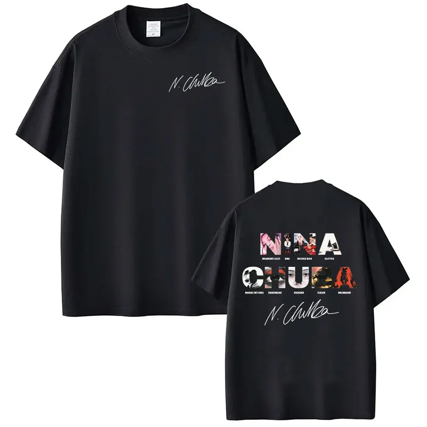 Singer Nina Chuba Album Tour Graphic T-shirt Men Women Hip Hop O-Neck ...