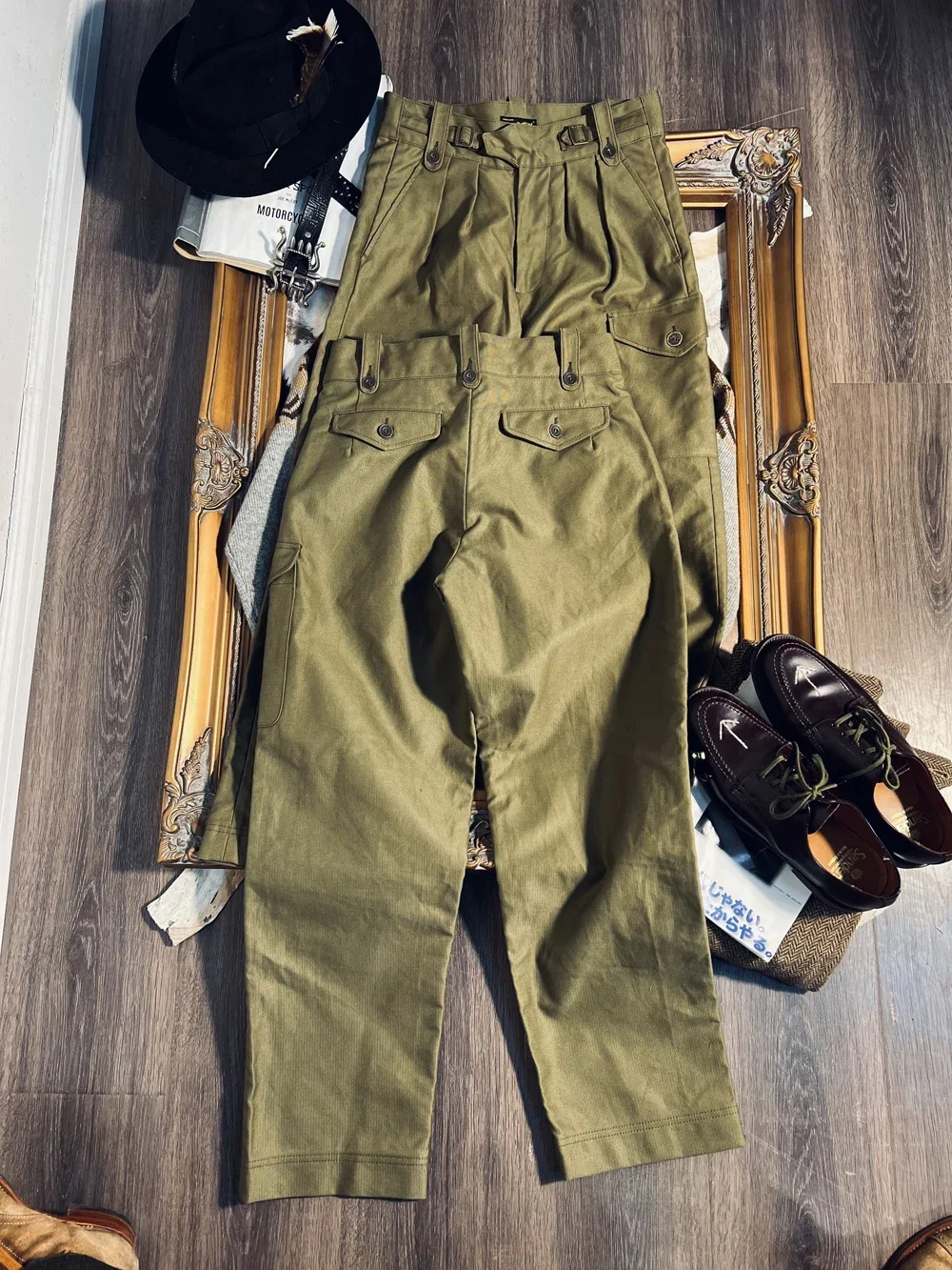 Tailor-Brando-50s-British-Army-Combat-Trousers-TALON-Solid-Brass-Zipper ...