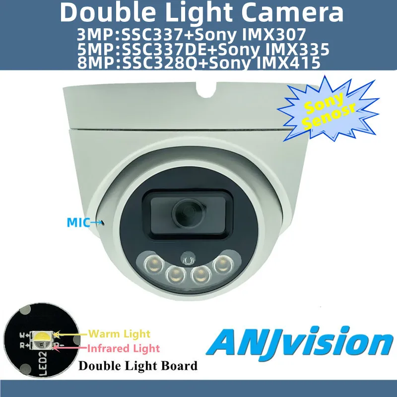 MStar-8-5-3MP-4K-Double-Light-IP-Outdoor-Metal-Dome-Camera-IMX415-Built ...