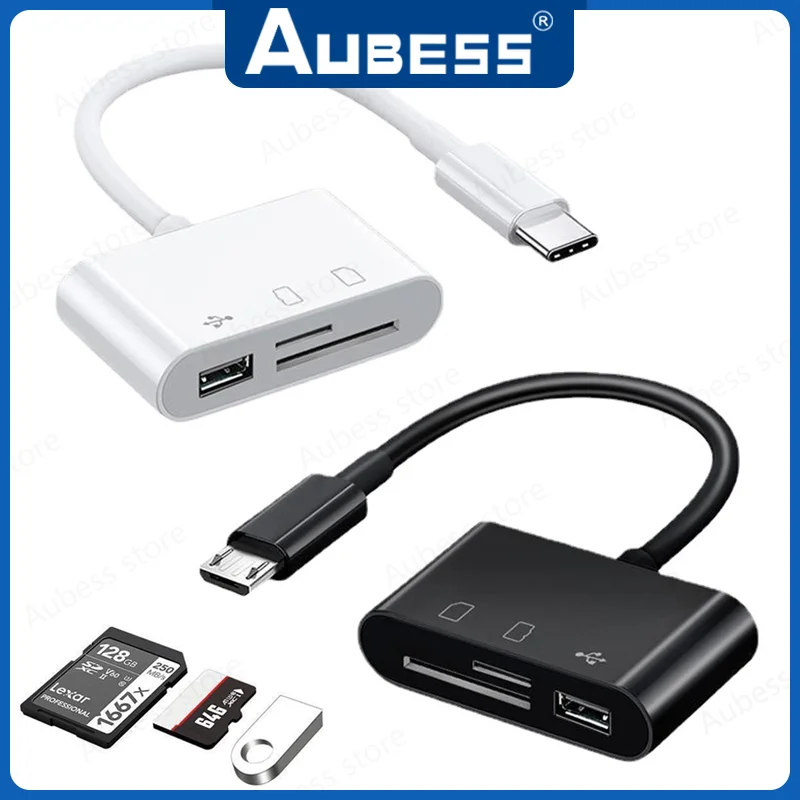 Type-C-Adapter-OTG-Adpter-TF-SD-Memory-Card-Reader-For-Mobile-Phone ...