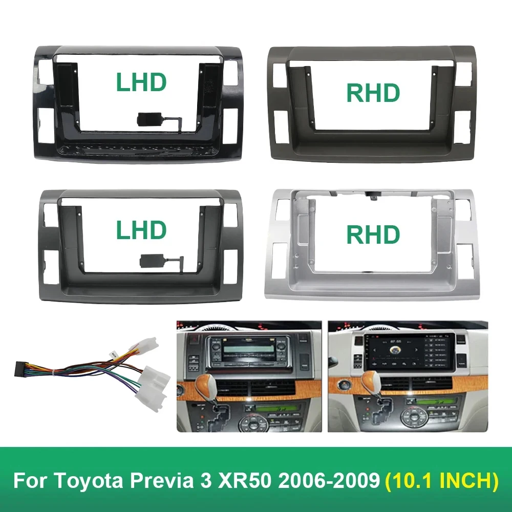 9-Inch-Car-Fascia-Frame-Android-Fascia-Panel-Interior-For-TOYOTA-Previa ...