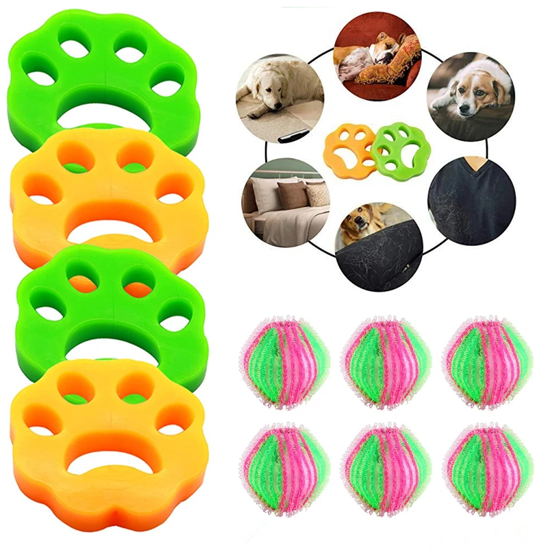Pet Hair Remover Washing Machine Hair Remover Reusable Cat Dog Fur Lint ...