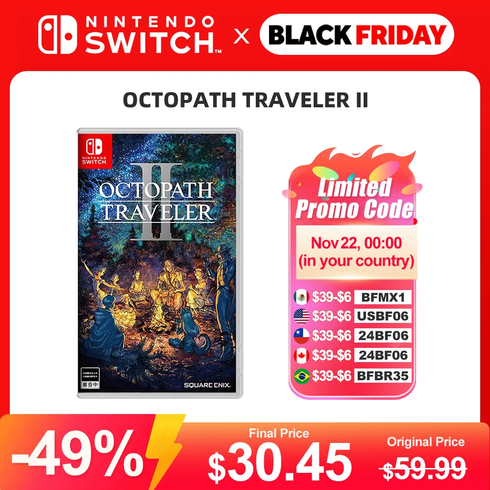 OCTOPATH-TRAVELER-II-Nintendo-Switch-Games-Deals-100-Official-Physical ...