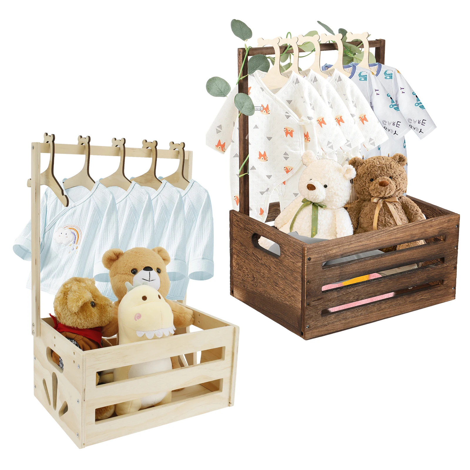 Cesta-de-ducha-de-madera-caja-organizadora-de-ropa-para-juguetes-de-beb ...