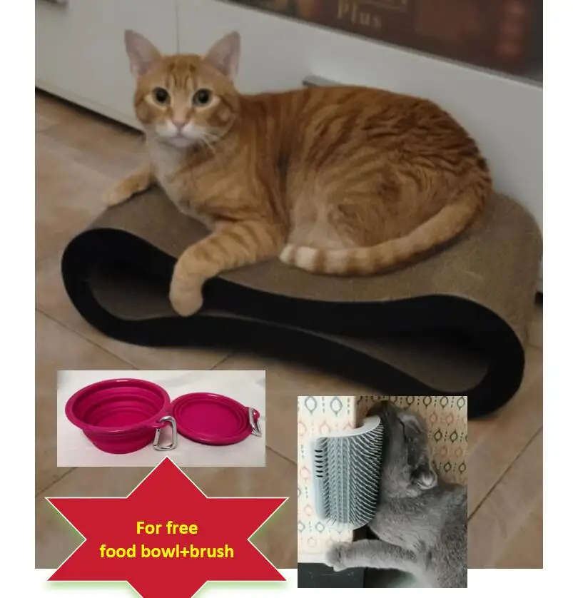 Home-gatos-Cat-Scratcher-Lounge-Fat-Cat-Bed-Cardboard-Paper-High ...