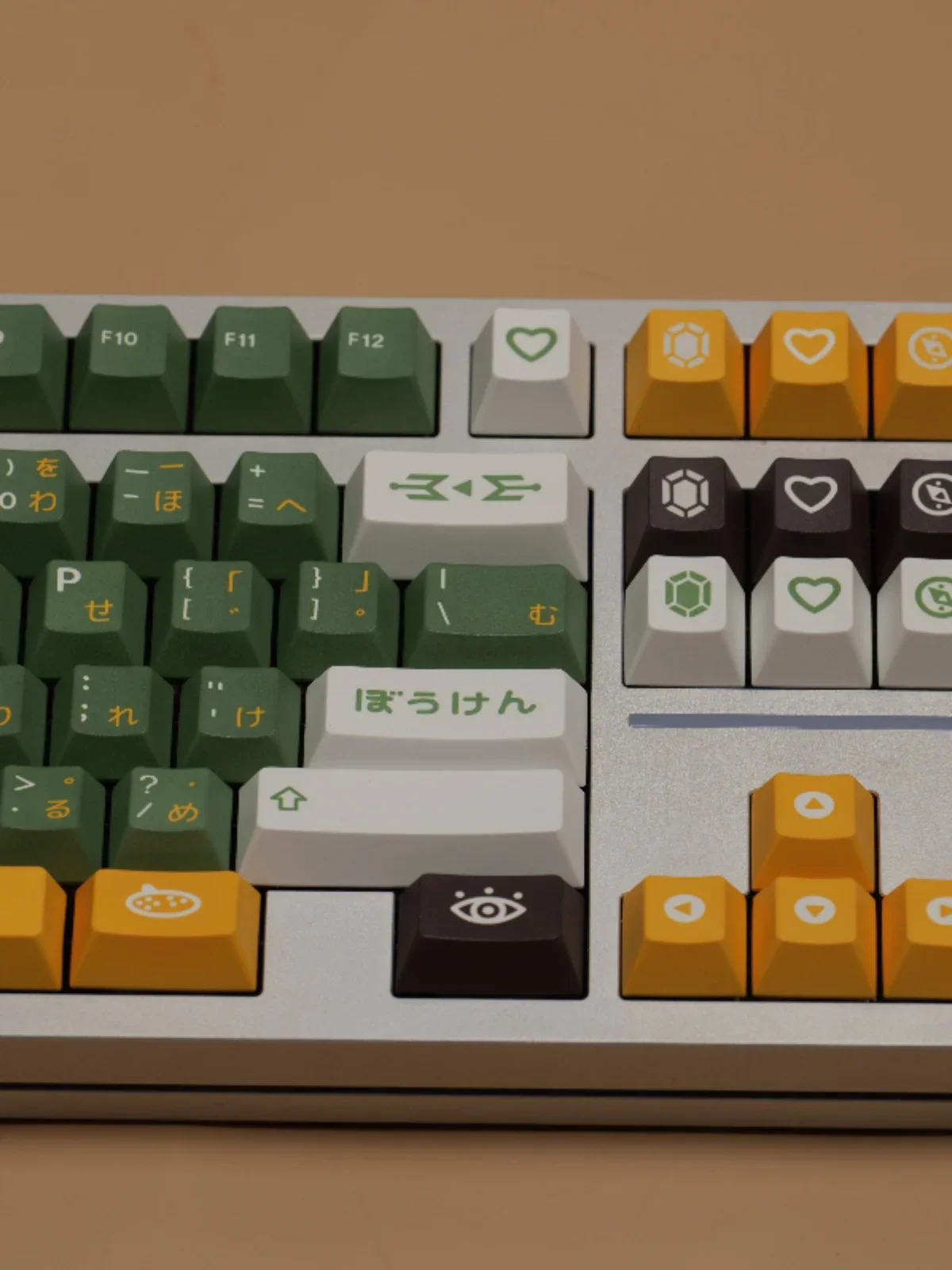 202keys Japanese Adventurer Keycaps Cherry PBT Dye-Subtion Keycaps ...