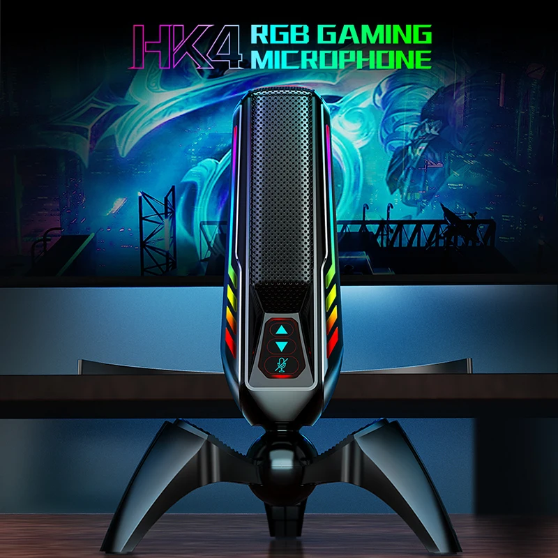 RGB-Professional-Live-Streaming-Microphone-Condenser-Desktop-USB-Noise ...