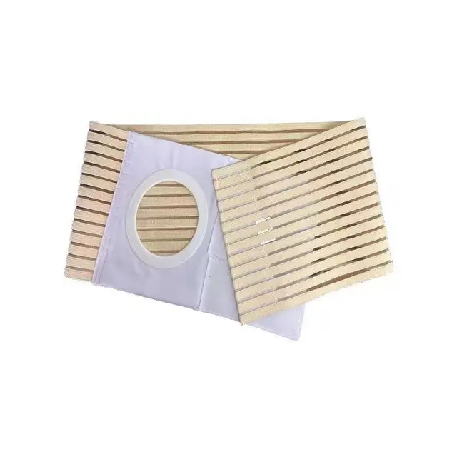 Abdominal Ostomy Support Waistbelt, Elastic Hernia Belt, for Post ...