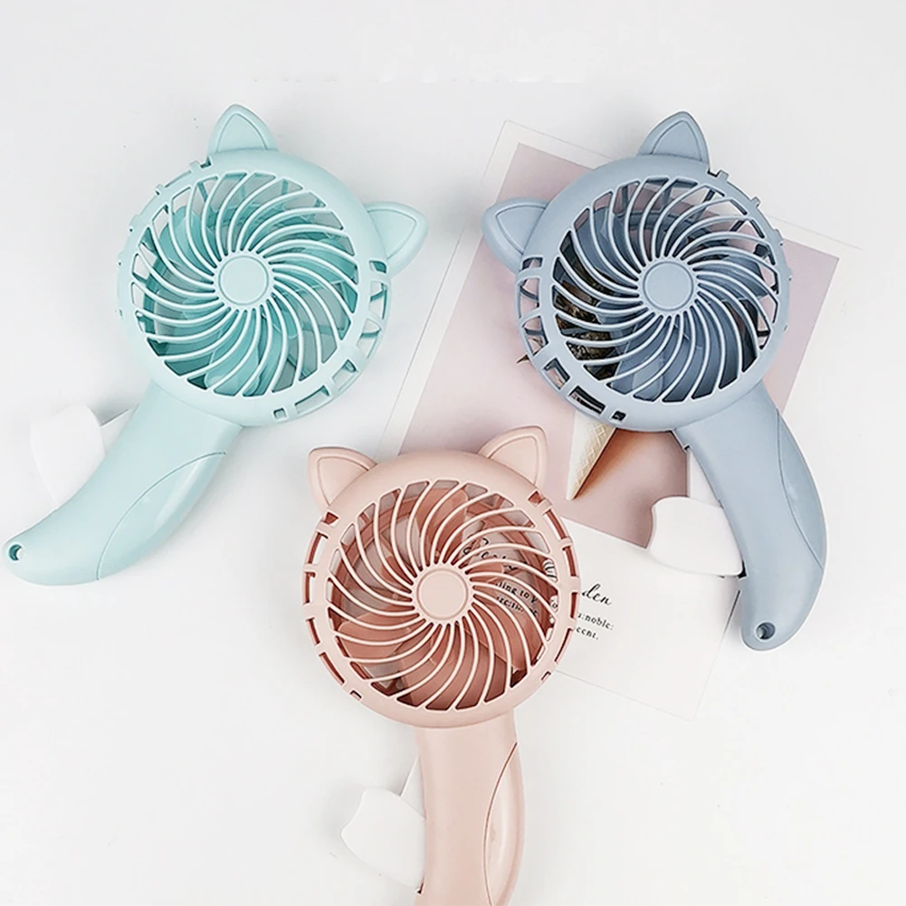 3 Colors Portable Handheld Fan Hand Pressure Fan Mini Portable Fan ...