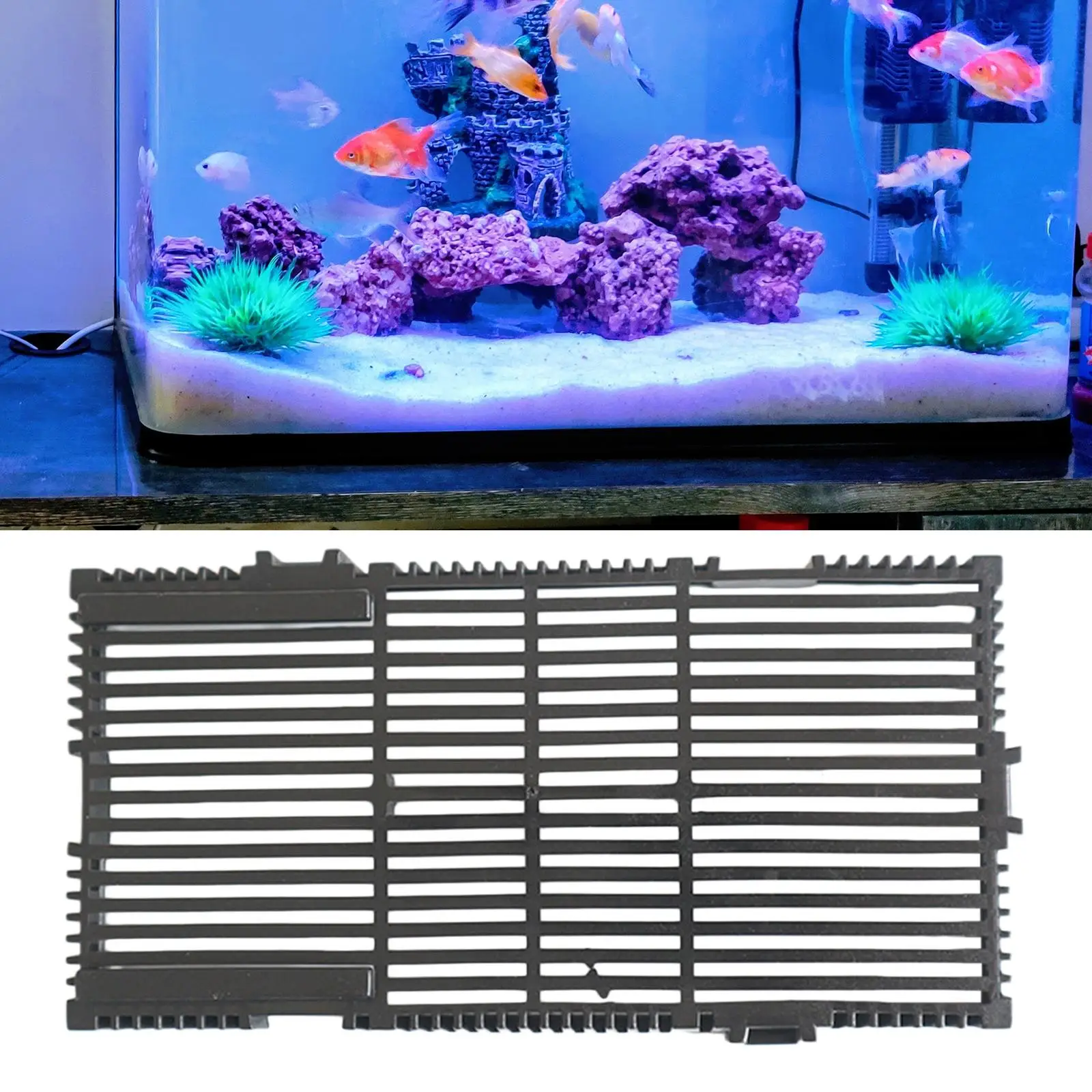 10x-Fish-Tank-Bottom-Filter-Plate-Fit-All-Water-Gravel-Filter-Isolation ...