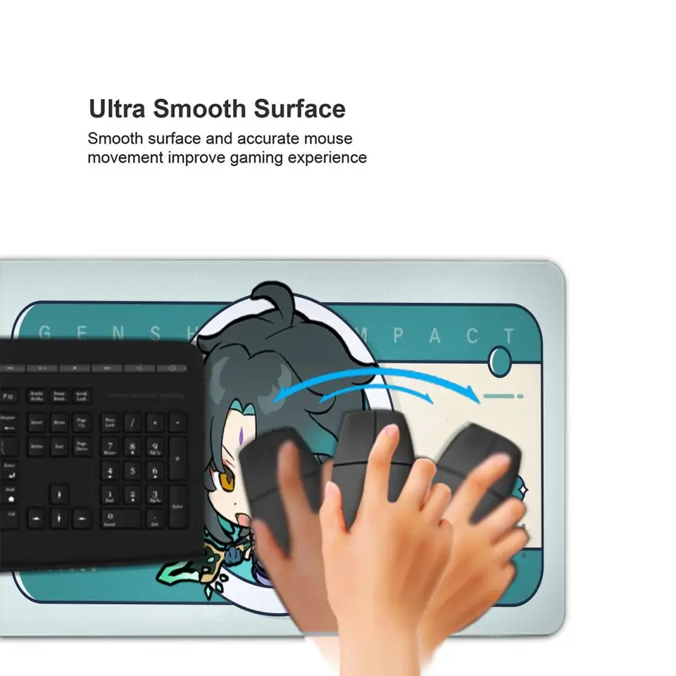 Tappetino Mouse Grande Scrivania Tappetino Mouse Gaming YUWLDD 80x30cm ...