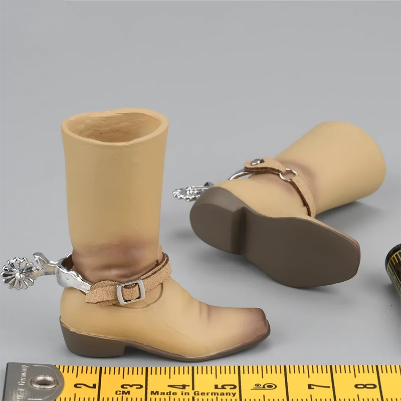 1-6-Scale-Cowboy-Soldier-Boots-Solid-Shoe-Model-12-Inch-Movable-Doll ...