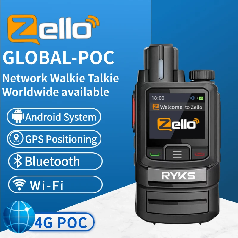 ZL20-Zello-Walkie-Talkie-4g-Radio-With-Sim-Card-Wifi-Bluetooth-Long ...