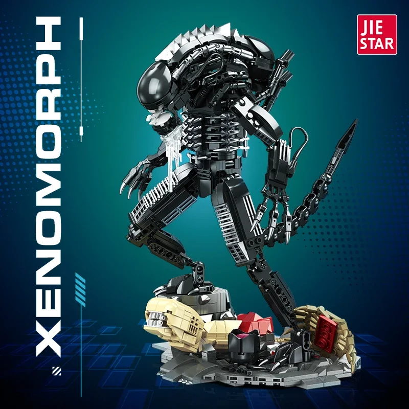 New-JJ9154-882pcs-MOC-Creativity-Alien-Building-Blocks-Model-Mutant ...