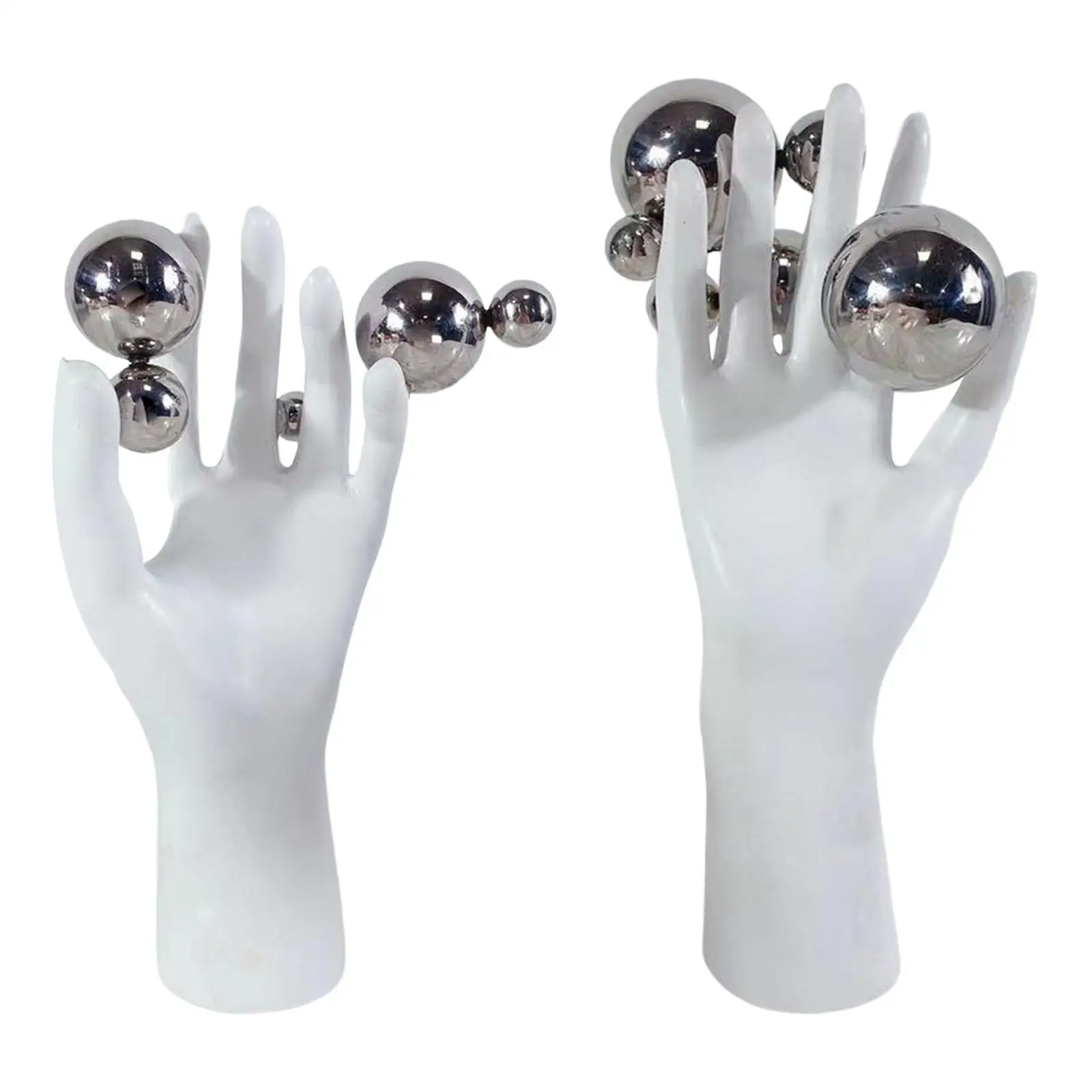White Hand Ornament | White Hand Statue | Sculpture Hands | Balls ...
