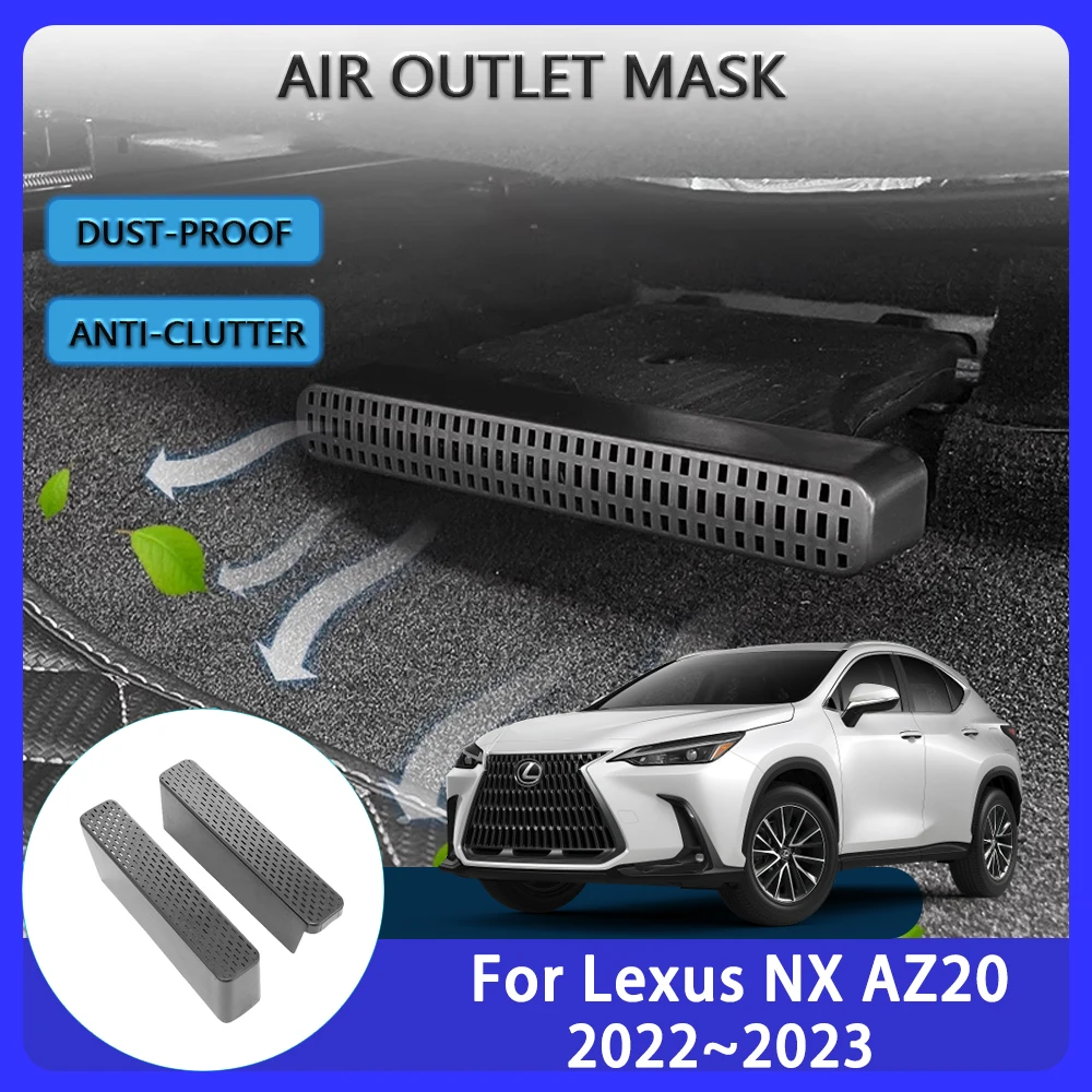 For-Lexus-NX-AZ20-NX-350h-2022-2023-2PCS-Air-Outlet-Cover-Under-Seat ...