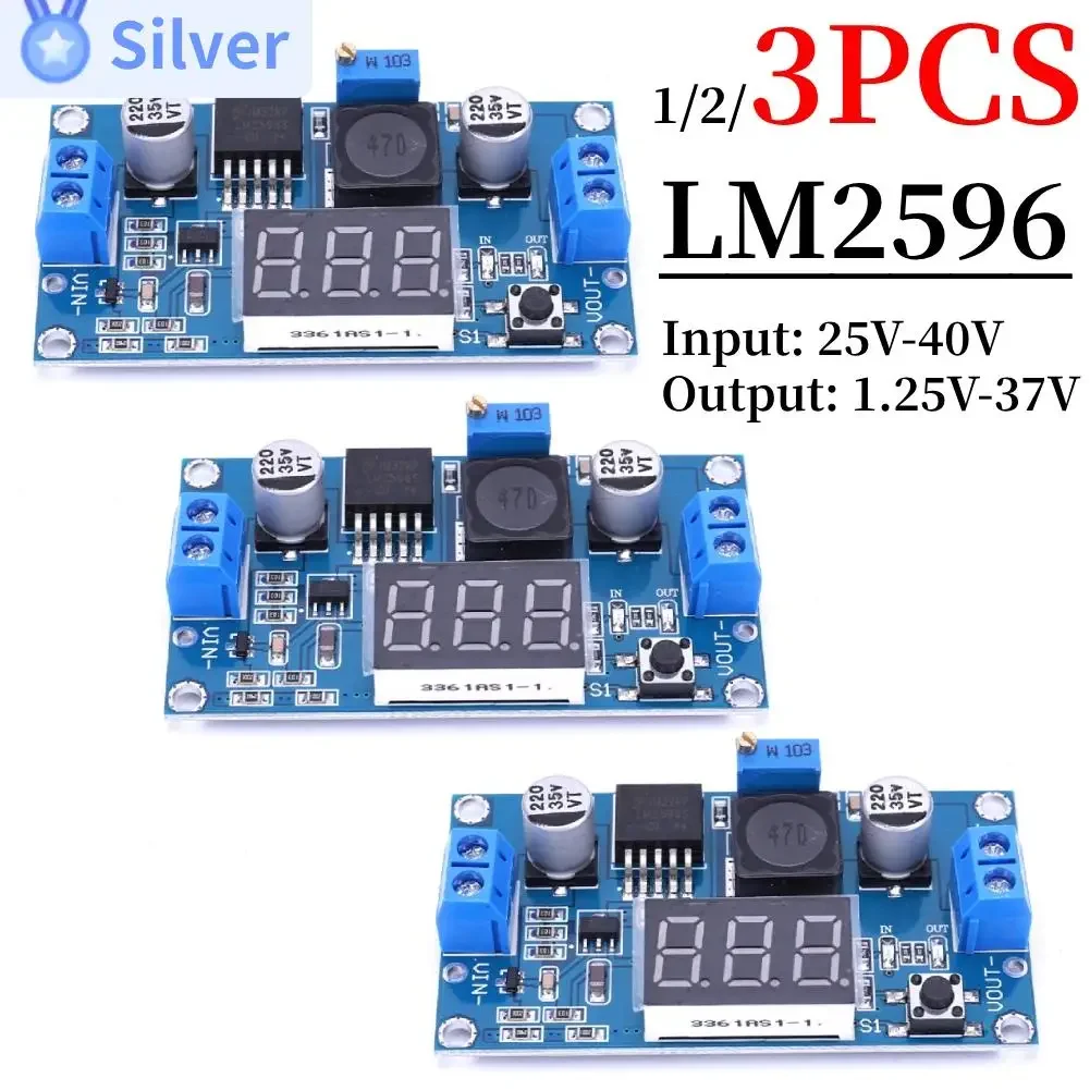 1-15-Pack-LM2596-DC-DC-Adjustable-Buck-Converter-Module-4-75-40V-to-1 ...