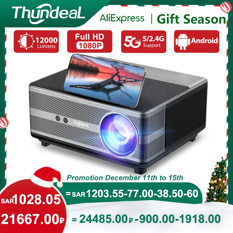 ThundeaL-TD98-1080P-Full-HD-Projector-LED-4K-WiFi-Android-Projector ...