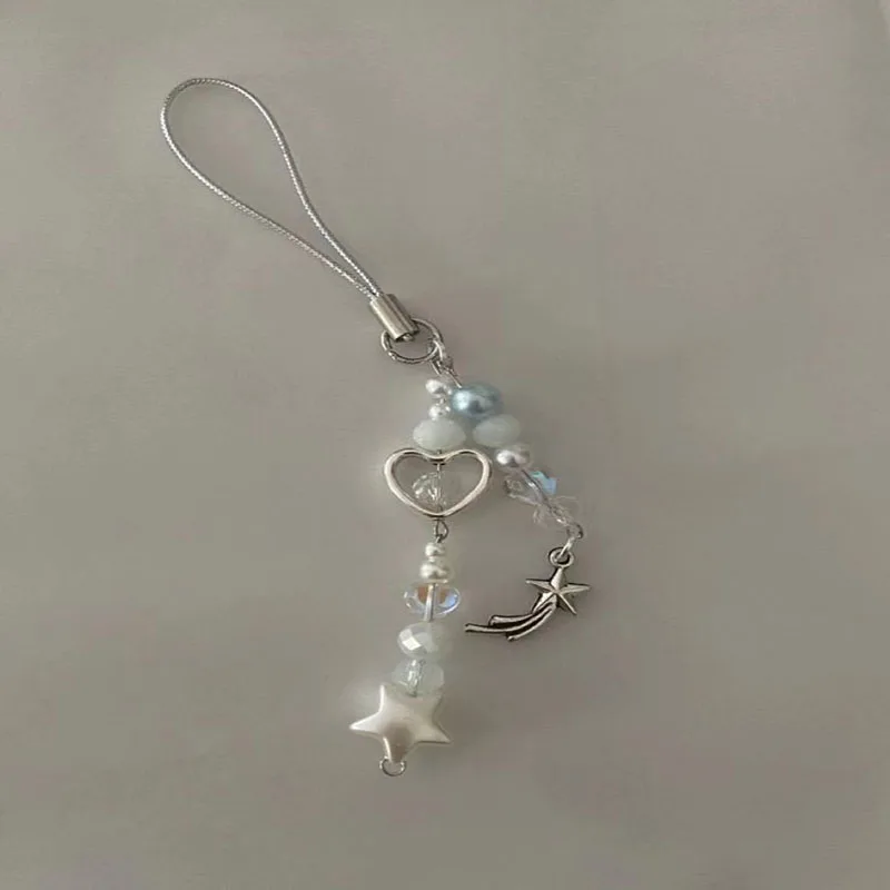 Handmade-star-mobile-phone-chain-Sweet-romantic-beaded-mobile-phone-key ...
