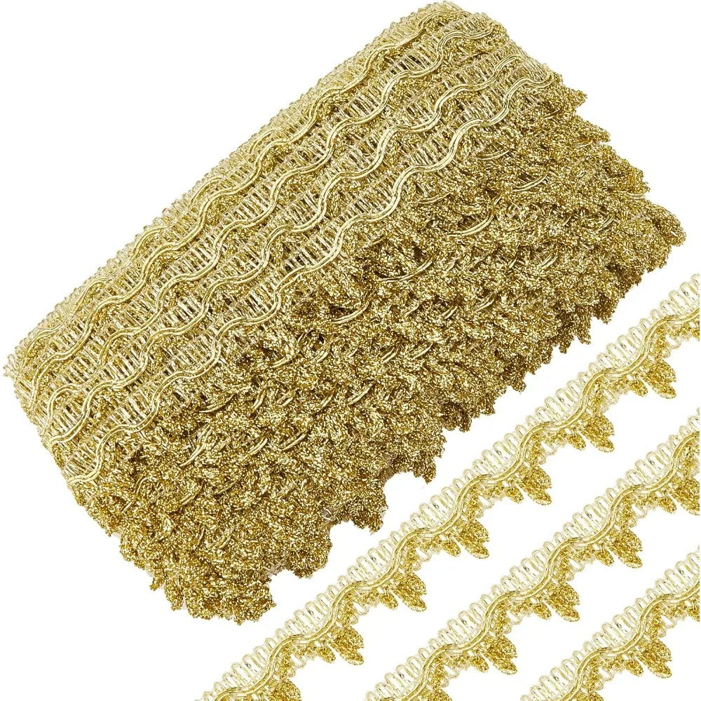 Trims Craft Ribbon Decorated Woven Gimp Fringe Trim Tassel Trimmings ...