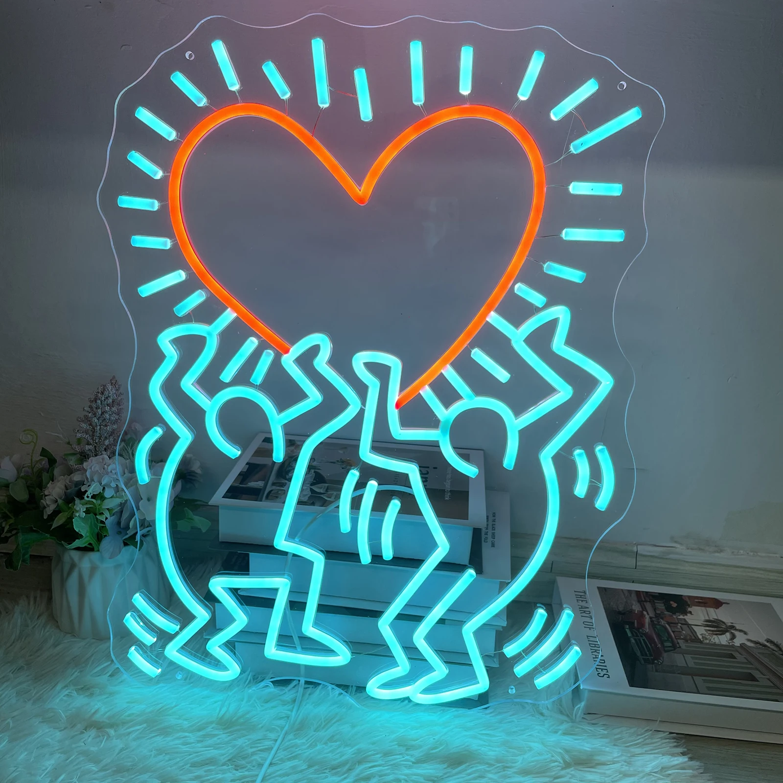 Keith Haring Heart Painting