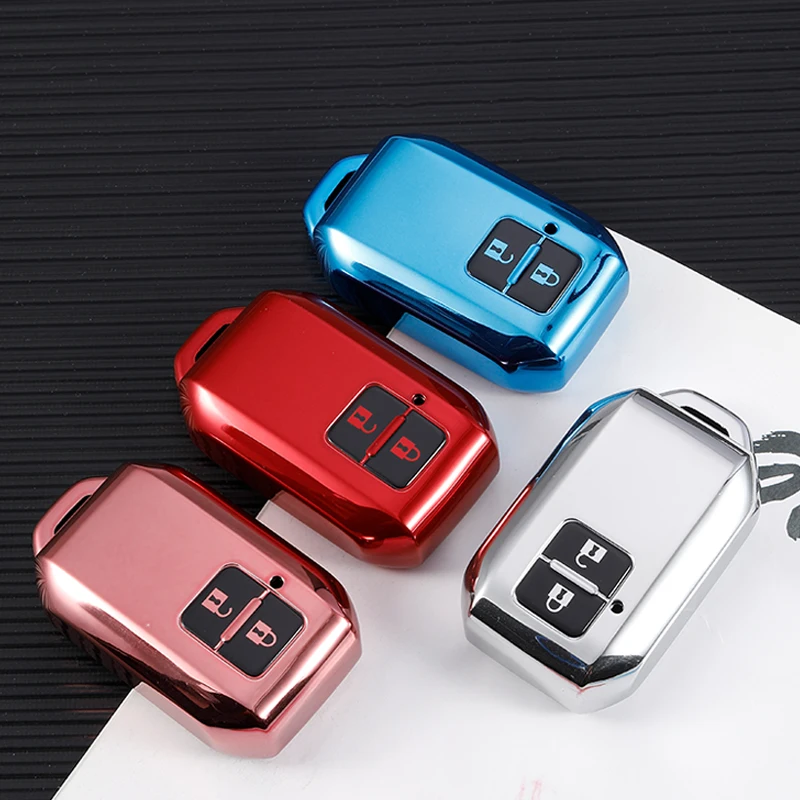 Car-Key-Cover-Case-2button-Remote-Key-Holder-Keychain-Shell-Protector ...