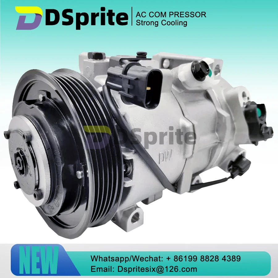 For Car Hyundai Accent 1.4L 1.5L KIA RIO III 2011- DVE12 AC Compressor ...