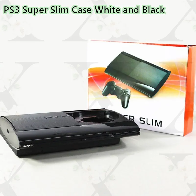 Black White Full Housing Shell For PS3 Super Slim Console Model CECH ...