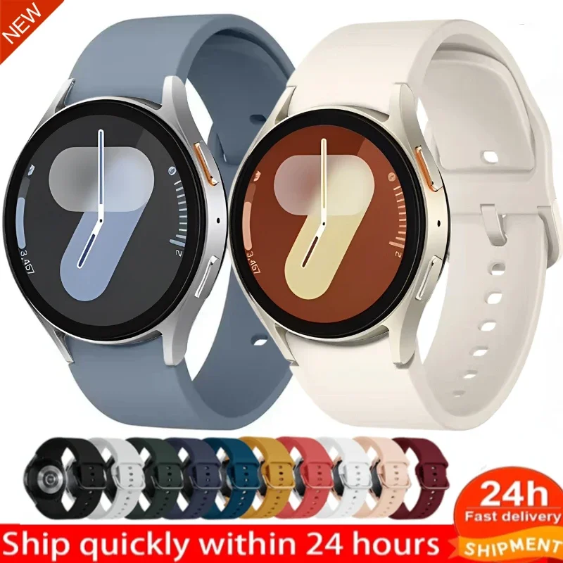 Premium Silicone Smartwatch Strap - No Gap Design, Universal Fit for ...