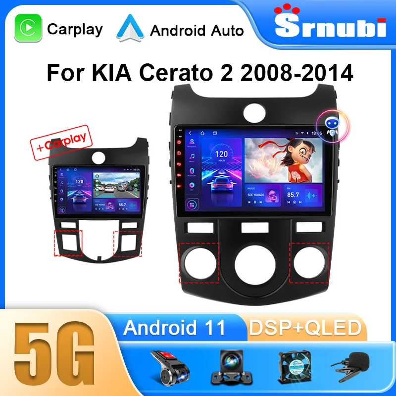 Radio-Multimedia-con-GPS-para-coche-reproductor-con-Android-11-2DIN-Carplay-est-reo-unidad ...