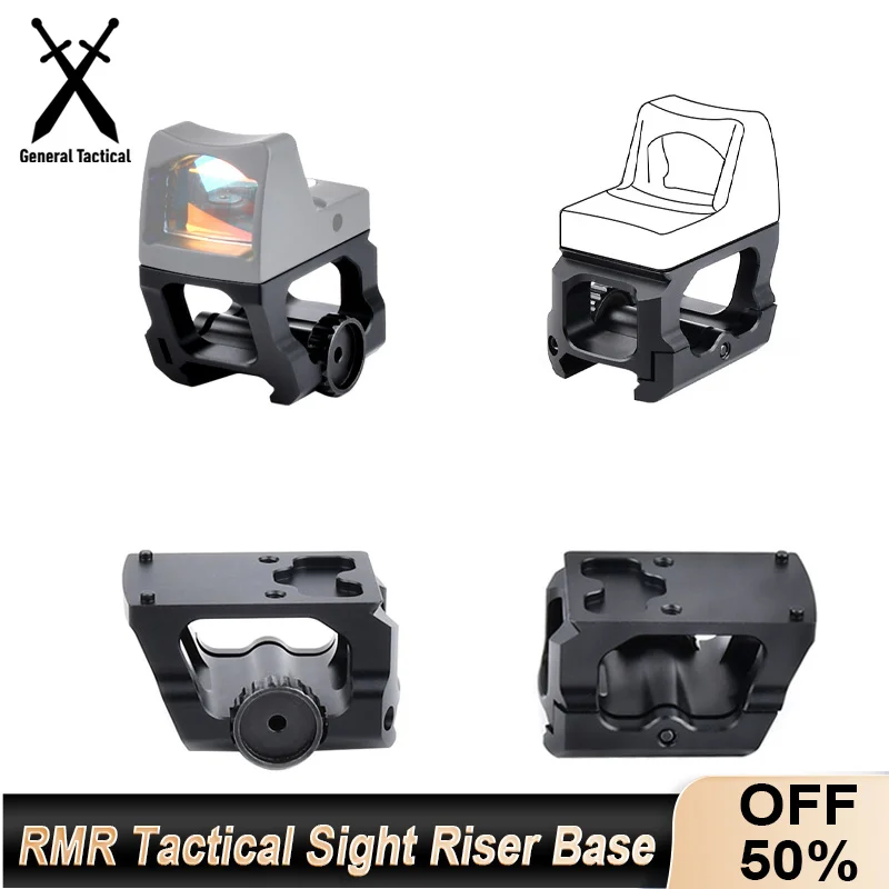 RMR-Tactical-Sight-Riser-Base-Metal-Mount-Base-Red-Dot-Accessory-Fit ...