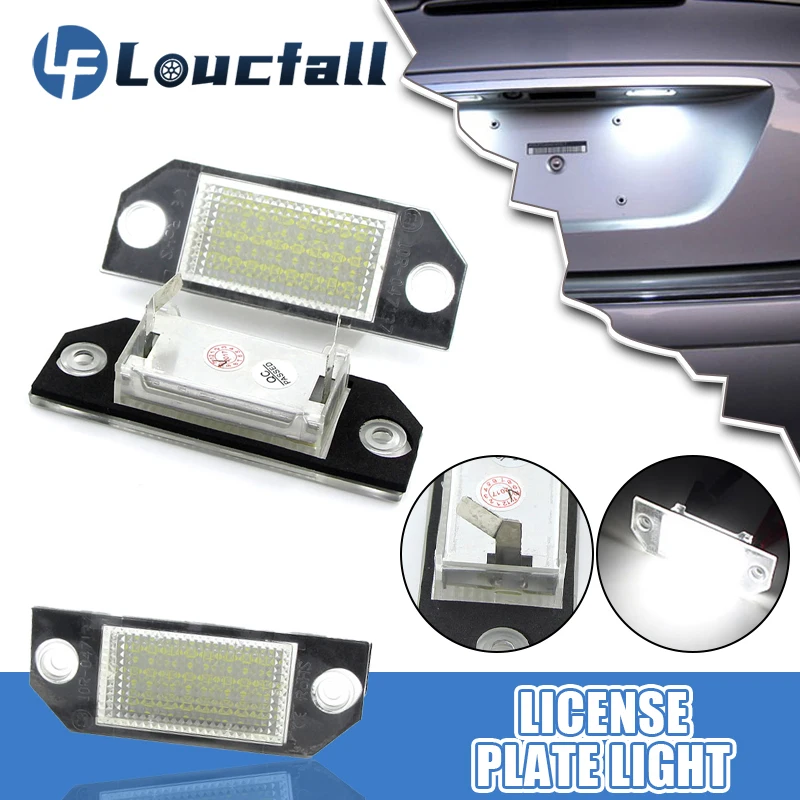 DC12V-Car-LED-License-Number-Plate-Light-Lamp-6W-24-LED-White-Light-Fit ...